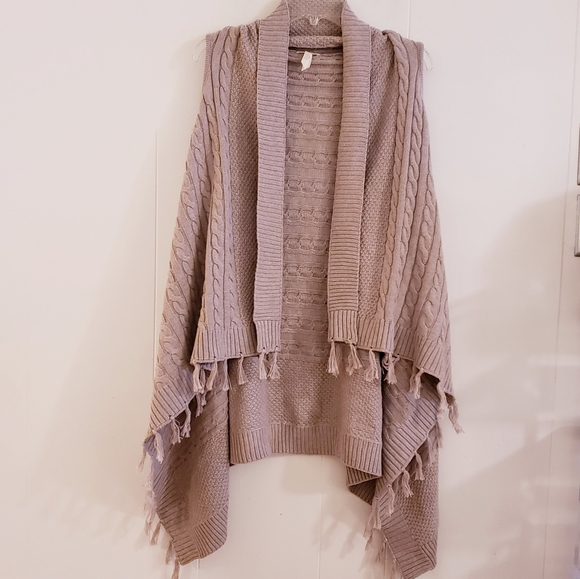 Matilda Jane | Sweaters | Matilda Jane Sweater Cape Medium Beige Tan ...